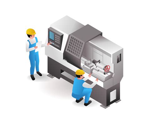 Professional Cnc Machine Operator 28583239 Vector Art At Vecteezy