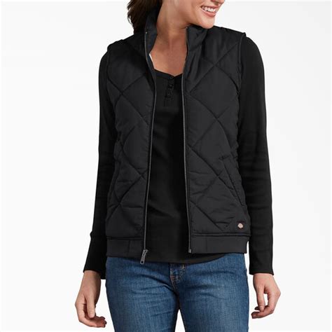 Womens Quilted Vest Dickies Us