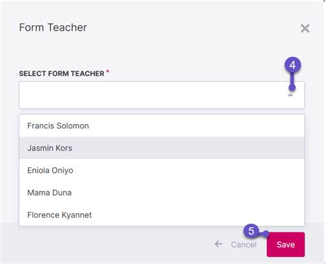 How To Assign Form Teacher