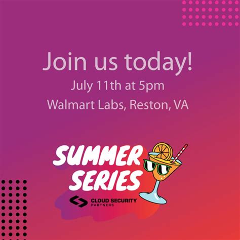 Cloud Security Partners On Linkedin Cspsummerseries Techevent Cloudsecurity Networking