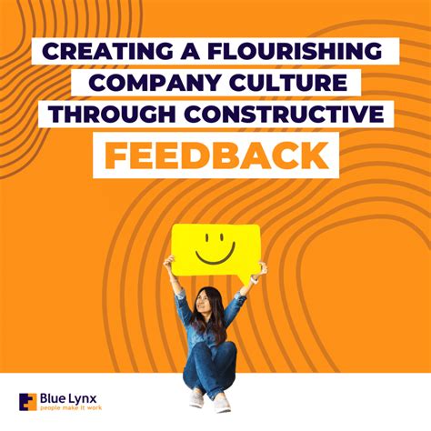 Constructive Feedback How To Create A Flourishing Work Culture Blue Lynx Executives