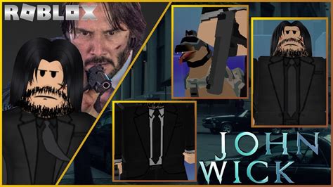 Roblox John Wick Roblox Cosplay Tutorial Youtube