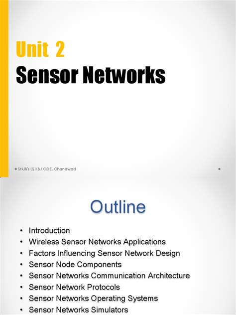 Unit 4 Pdf Wireless Sensor Network Computer Network