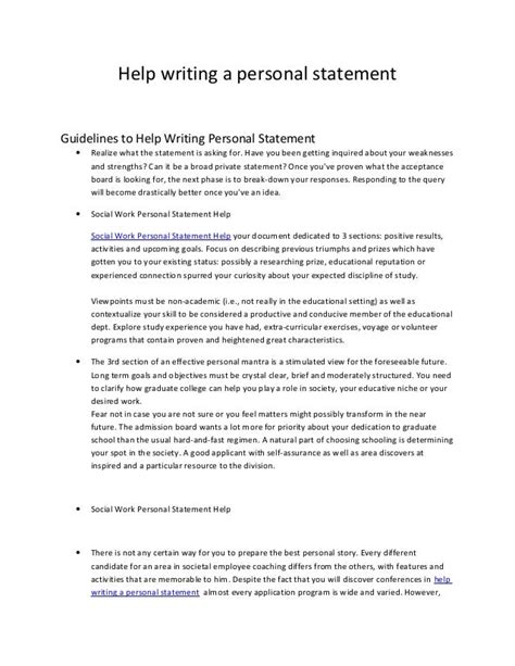 Apa Format Personal Statement Sample Professionally Designed Templates