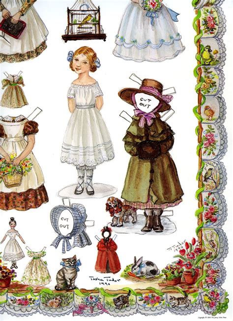 Jwp Po 16s Little Amelia Paper Dolls By Tasha Tudor On Cellar Door