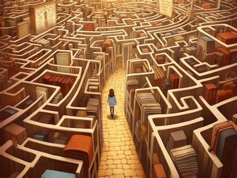 Premium Photo Navigating The Maze Of Learning On Quest For Knowledge