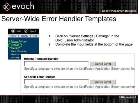 Ppt Advanced Coldfusion Error Handling Powerpoint Presentation Free