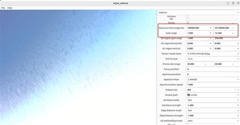 unable to set exposure and gain via argus camera on jetpak 6 2 jetson agx orin nvidia
