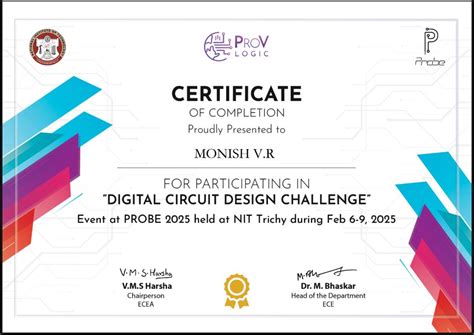 Digitaldesign Verilog Vlsi Hackathon Nittrichy Learningandgrowth