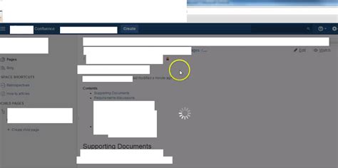 spinning wheel appears and does go away when moving page after upgrading linux or unix