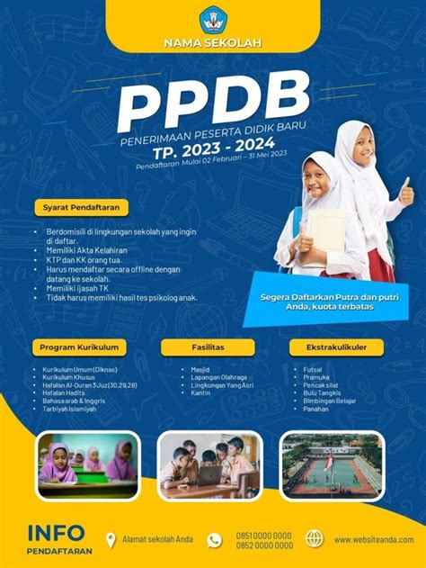 Kumpulan Desain Template Ppdb Terbaru Editable Powerpoint Ppt