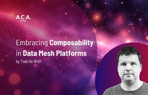 Embracing Composability In Data Mesh Platforms Aca Group