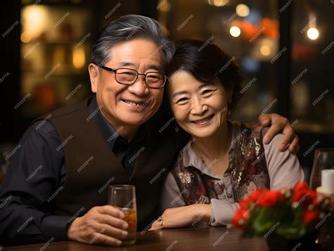 Premium Photo Portrait Of Happy Elderly Couple In Love Old Couple