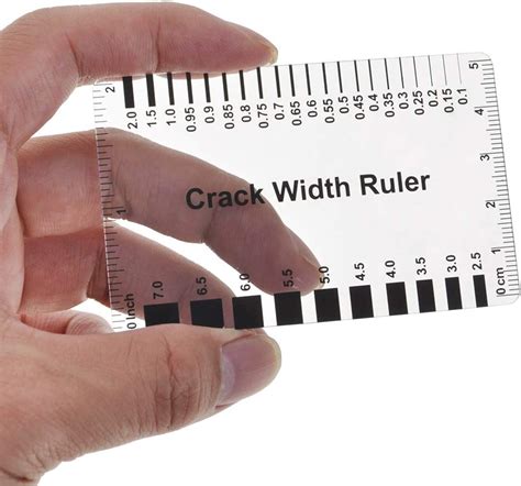 Crack Width Ruler Gloss Clear B Tabalng Tabalng