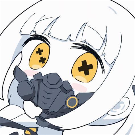 Safebooru 1girl Animated Animated  Black Mask Blue Archive Blush