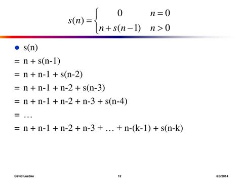 Ppt Merge Sort Solving Recurrences The Master Theorem Powerpoint