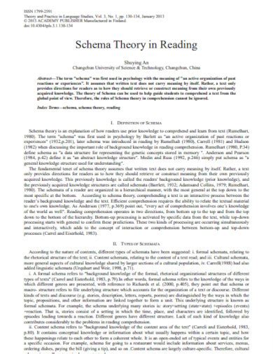 31 Schema Examples To Download