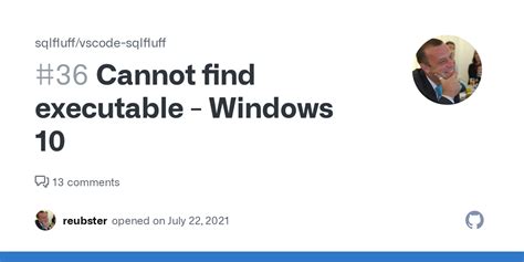 Cannot Find Executable Windows 10 · Issue 36 · Sqlfluffvscode