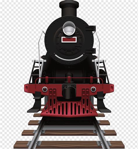 검은 색과 빨간색 기차 기차 철도 수송 증기 기관차 일러스트 레이 션 빈티지 기차 머리 사진술 머리 사자 머리 Png Pngwing