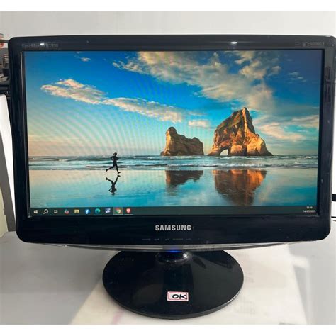Monitor Samsung Syncmaster Lcd 1930nb1930n De 185 Preto Cabos