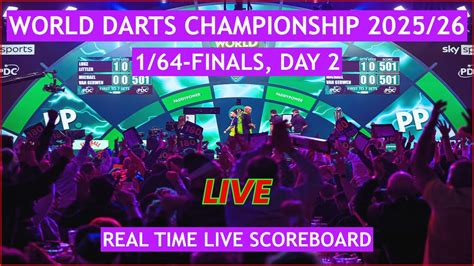 2025 26 Pdc World Darts Championship Live Scores Today 1 64 Finals
