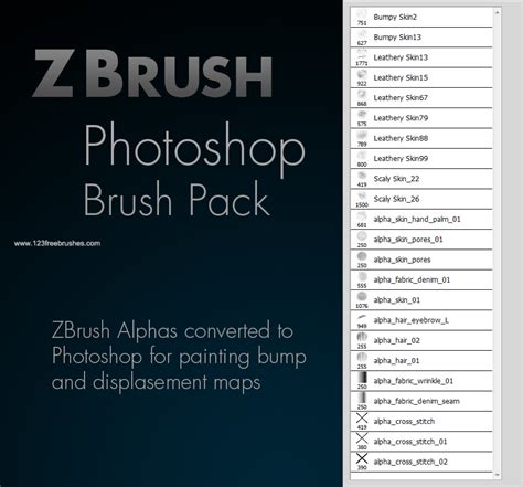 Alpha Skin Fabric Texture Text Brushes Photoshop Freebrushes
