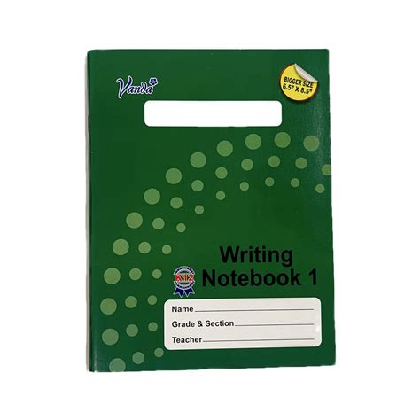 K 12 Writing Notebook Sold Per Ream 10 Pcs Grade 1and2 Big L 6 5 X 8 5 L Plain And Assorted