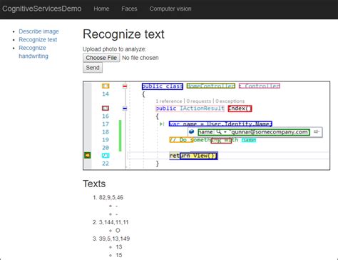 recognizing printed text on images using azure computer vision api