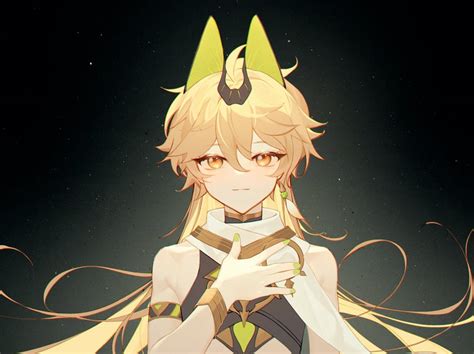 Aether Genshin Impact Drawn By Kokawaamon Danbooru