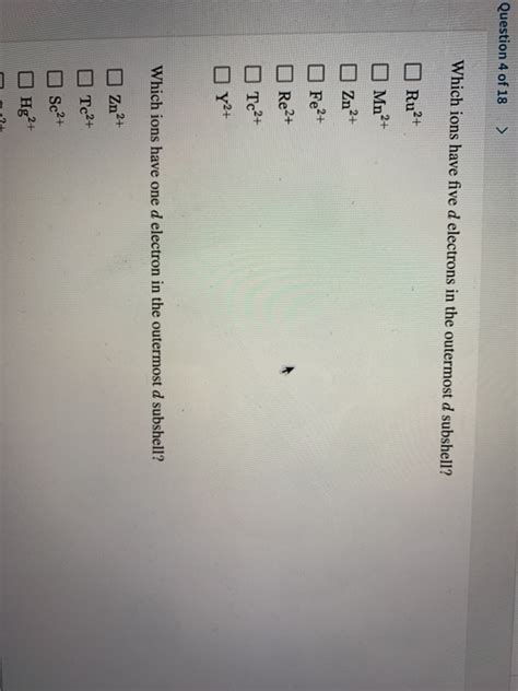 Solved How Many Exceptions To The Standard Electron