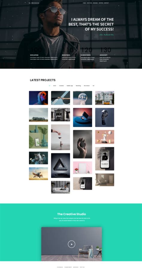 10 Best Portfolio Wordpress Themes Free And Paid