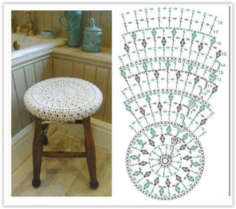Вязаные чехлы на стулья и табуретки для уютного дома идеи и схемы вязания крючком Обсуждение
