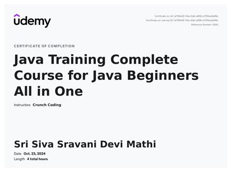 mathi sravani on linkedin java udemy crunchcoding javabeginners