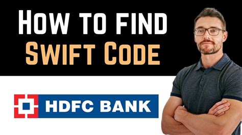 How To Find Hdfc Bank Swift Code Full Guide Youtube