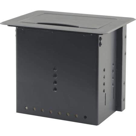 Kramer TBUS XLB Table Mount Modular Multi Connection Solution Black Sand Blasted Top