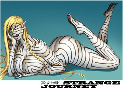 Rule 34 Asherah Megami Tensei Ass Atlus Barefoot Big Breasts Black Lips Blonde Hair Breasts