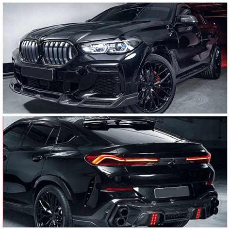 Ld 스타일 Bmw G06 X6 2019 2022 리얼 탄소 섬유 범퍼 프론트 립 리어 디퓨저 사이드 스커트 스포일러 바디 키트 커버 Aliexpress