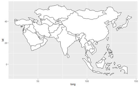 R Ggplot2 세계지도 Data Doctor