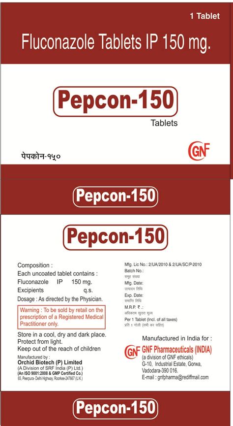 Tablet Pepcon 150 Drug And Dosage Information Similar Brands