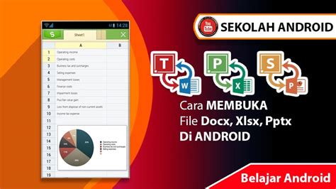 Cara Membuka File Dokumen Docx Xlsx Pptx Di Android Sekolah Android