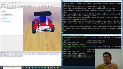 Simulating A Keyboard Controlled Rosbot Using Webots And Ros2 With