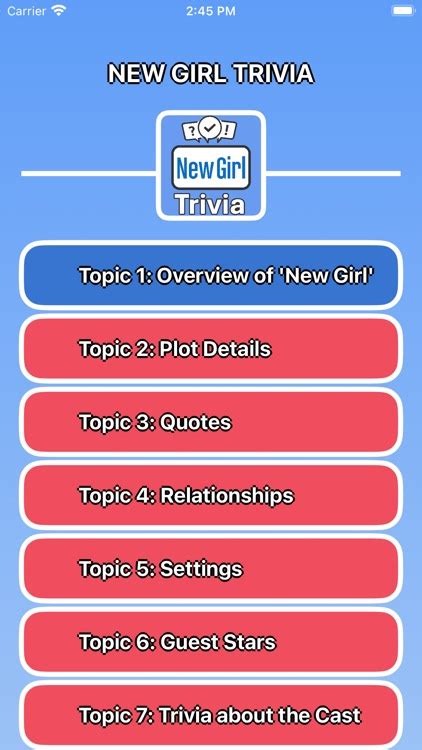 New Girl Trivia By Martin Tseng