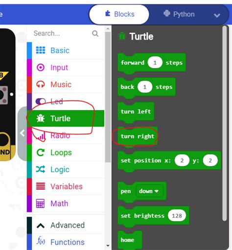 Spiral Missing Turtle Category · Issue 2654 · Microsoftpxt Microbit · Github