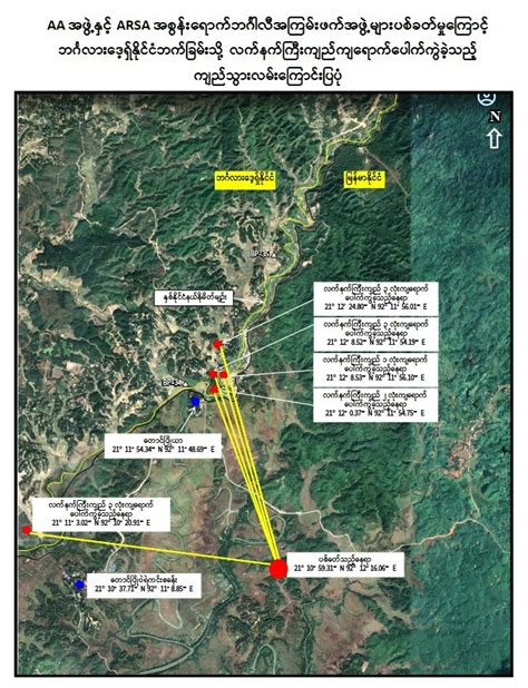 Aa အဖွဲ့နှင့် Arsa အစွန်းရောက်ဘင်္ဂါလီအကြမ်းဖက်အဖွဲ့ ပူးပေါင်း၍ မြန်မာ