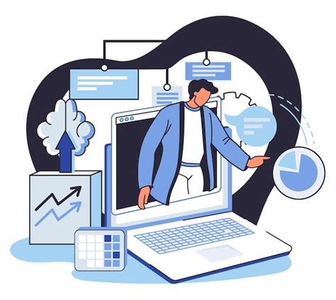 Premium Vector Business Intelligence Data Analysis Obtaining