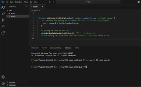 Aqsa Memon On Linkedin 100dayofcodingchallange Typescript Coding