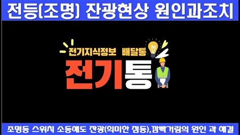 전기통 전등 잔광현상 잔광 현상 잔광제거 잔광제거 콘텐서 잔광 없애는법 잔광콘덴서 잔광제거방법 깜빡거리는 Led 전구 깜빡거림 전등 깜빡거림 현상 잔광현상 플리커 원인 전기