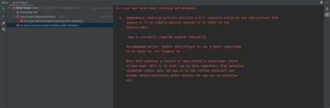Navigating The Android Api Seas Resolving ‘compilesdk 34 Requirement