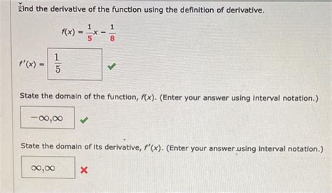 Solved Inind The Derivative Of The Function Using The Chegg
