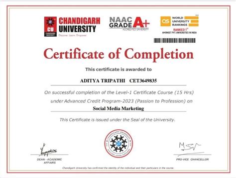 Aditya Tripathi On Linkedin I Have Successfully Completed Course On